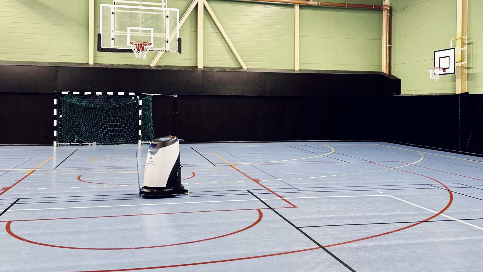 Scrubber 50 Pro revolutionizes handball adhesive removal - OrboTech