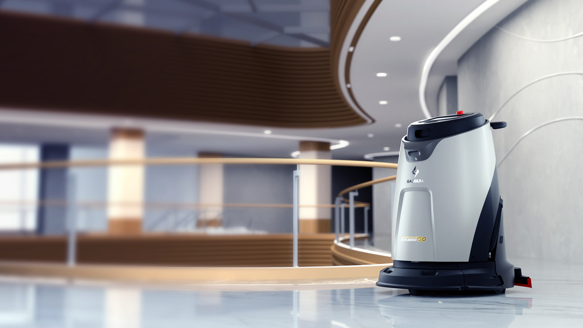 Lift your sports hall into the future with autonomous cleaning - OrboTech